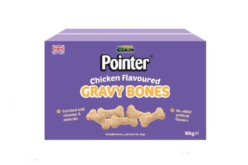 Pointer - Chicken Gravy Bones - 1kg - Durham Animal Feeds
